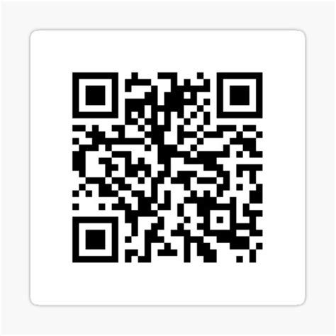 Qr Code Phuwin Ig Sticker For Sale By Bloopss Redbubble