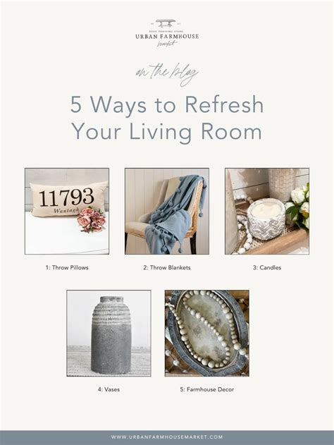 5 Ways To Refresh Your Living Room