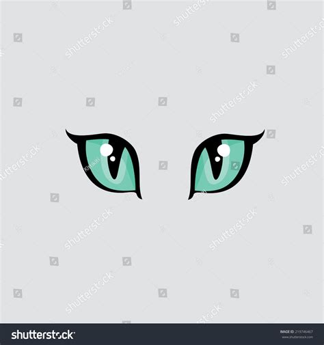 Cat Eyes Vector Illustration Stock Vector Shutterstock