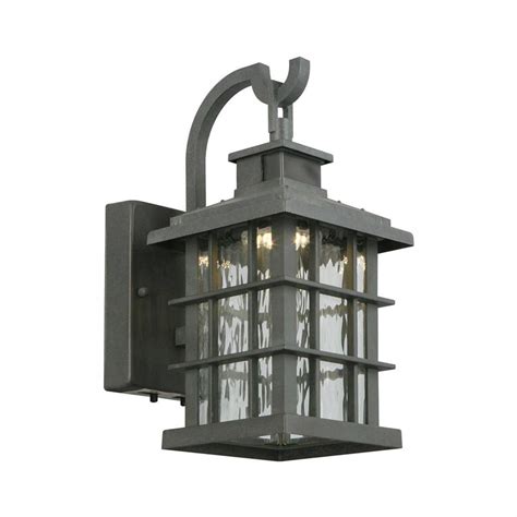 Home Decorators Collection Black Medium Outdoor Led Dusk To Dawn Wall