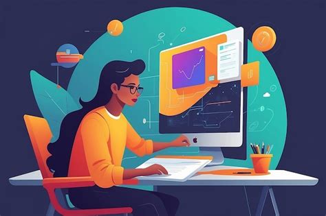 Premium Photo Gradient Blue Background With Circle Theme