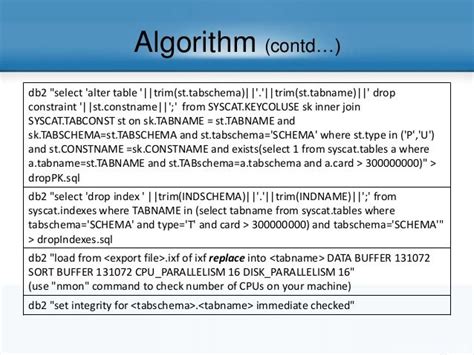 Data Purge Algorithm