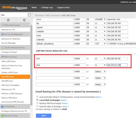 How To Set Up Nameservers Via Cpanel And Whm Atlantic Net