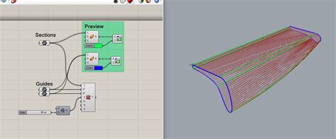 Tween Two Curves Along Curve Not Working As Desired Grasshopper