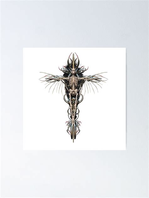 Póster «gráfico De Crucificar Sus Demonios De Rebellionink Redbubble