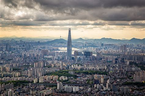 유토이미지 남한산성에서 바라본 서울