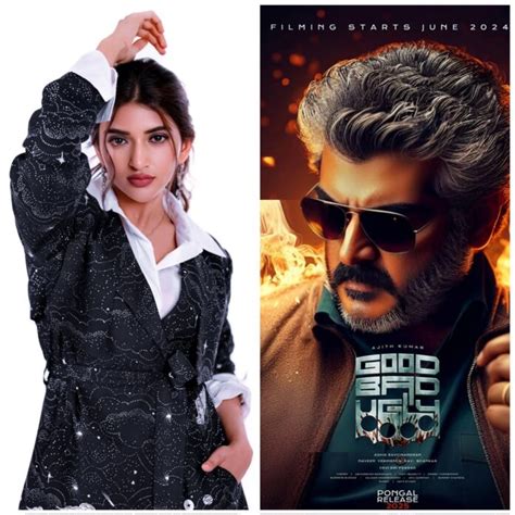 Sreeleela Set To Make Her Tamil Debut With Ajiths Good Bad Ugly The