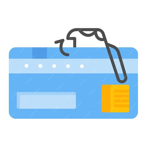 Premium Vector Credit Card Phishing Vector Illustration