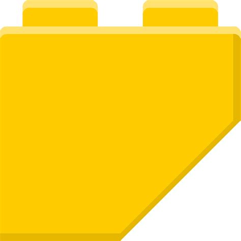 Yellow Lego Block Icon Free Download Transparent PNG Creazilla