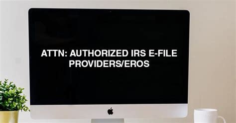 Attn Authorized Irs E File Providers Eros Nstp