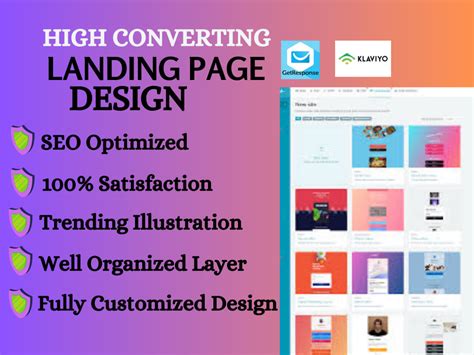 a highly responsive and high converting landing page for your business