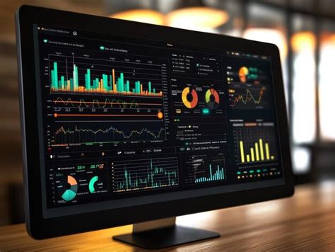 Predictive Business KPI Data Technology Dashboard Premium AI Generated Image