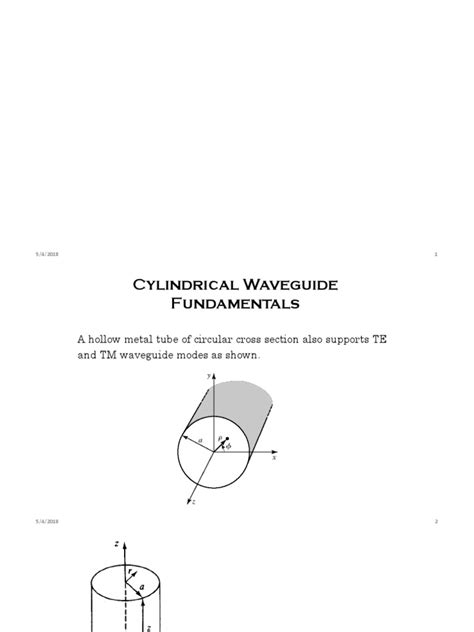 Circular Waveguides Pdf Waveguide Electricity Circular Waveguides Pdf Waveguide Electricity