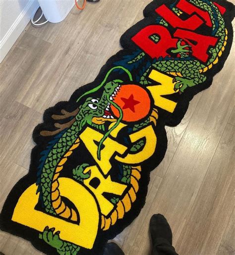 Tufted Dragon Ball Z Rug Custom Rug Handmade Tufted Rug Etsy