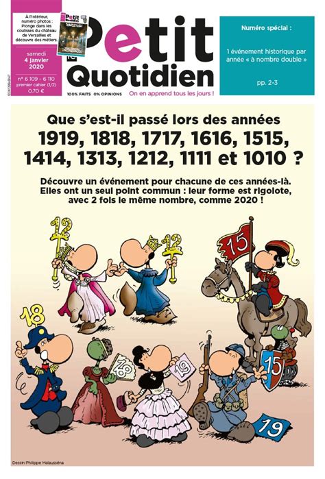 Le Petit Quotidien N°6109 Du 04 Janvier 2020 à Télécharger Sur Ipad