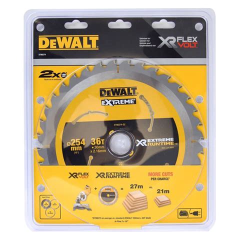 Dewalt Xr Extreme Runtime Circular Saw Blade 254mm 40t Dt90274 Qz