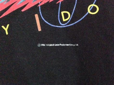 Vintage 1986 Billy Idol Whiplash Smile Tour T Shirt 5050 Xl Defunkd