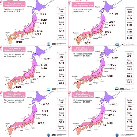 Cherry Blossom Season Japan 2026 Forecast Map All About Sakura Map