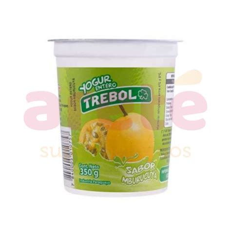 Yogurt Entero Trebol Mburucuya Grs