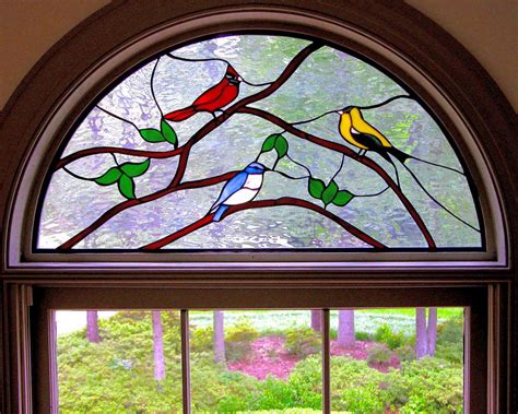 Stained Glass Window Film Round At Emmett Sadler Blog