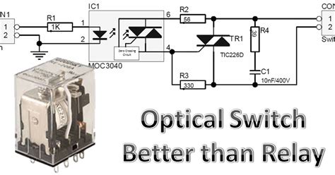 Inilah Rangkaian Saklar Elektronik Yang Dikopel Secara Optik Pengganti