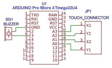 Atmega U Keyboard Schematic