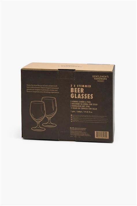Tulip Beer Glasses Blank Space The Store