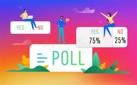 Social Media Poll Sticker Stock Illustrations 215 Social Media Poll
