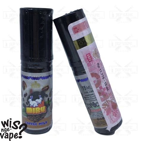 Jual Miru Coffee Milk Ml Salt Nic Liquid Vape By Jozojo