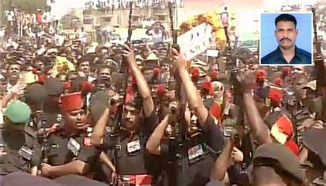 Siachen Braveheart Lance Naik Hanumanthappa Laid To Rest Thousands