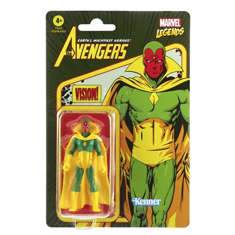 Hasbro Marvel Legends 3 75 Inch Retro 375 Collection Marvel S Vision