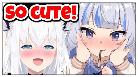 Gura Met Fubuki And Got Squished Irl Youtube