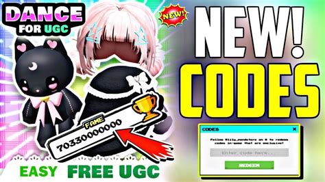 Code Dance for UGC mới nhất giá trị nhận Fame Points