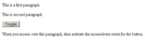 How To Use Jquery Event Mousedown Method