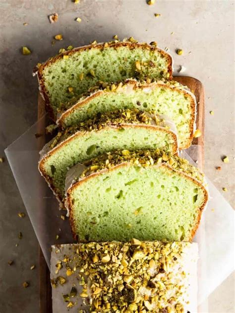 Pistachio Pudding Bread Olives Thyme