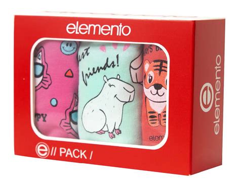 Bombacha Nena Alg Y Lycra Pack X3 T16 Elemento Importador Mayorista