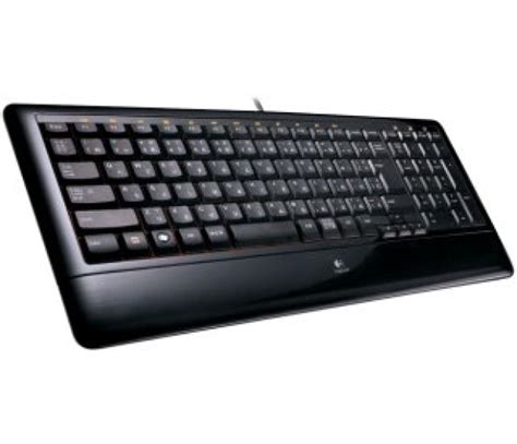 Logitech K300 Compact Keyboard Czarna Usb Klawiatury Przewodowe