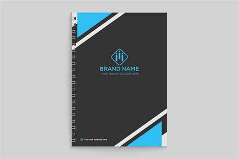 Premium Vector Flat Design Real Estate Notebook Cover Template Design