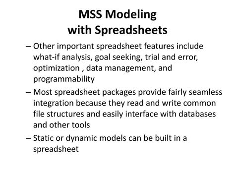 PPT DSS Modeling PowerPoint Presentation Free Download ID 3339472