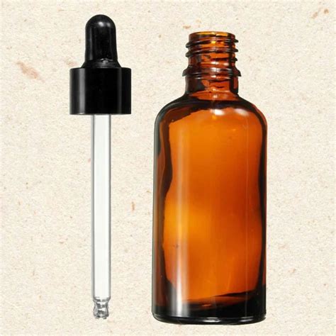 50 Ml Dropper Amber Glass Bottle At ₹ 7piece Amber Colour Bottle In