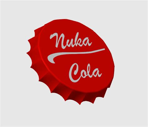 Stl File Nuka Cola Bottlecap・model To Download And 3d Print・cults