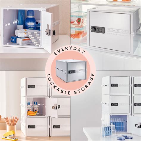 Lockabox One Opal White Lockable Safe Box 105l Wilko