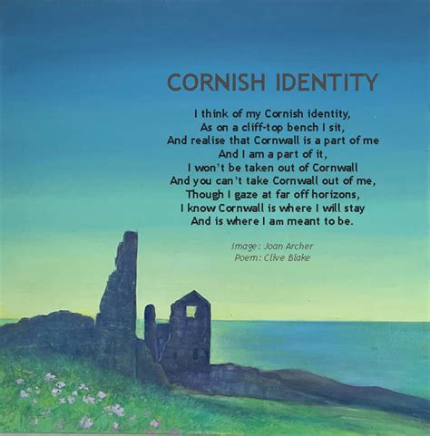 Cornish Poem Cornish Identity Poem By Clive Blake By Cliveblake On