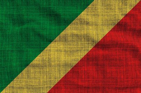 Premium Photo National Flag Of Congo Brazzaville Background With Flag