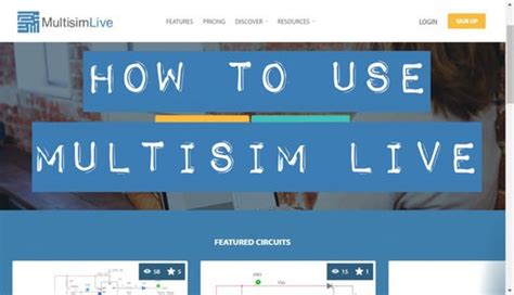 How To Use Multisim Live 6 Steps Instructables