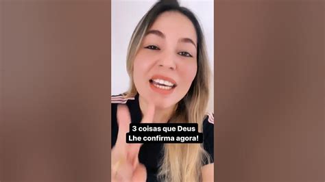3 Coisas Que Deus Lhe Confirma Hoje Shorts Youtube