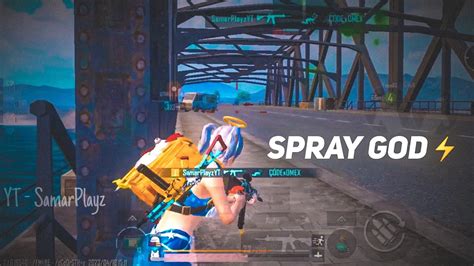 Spray ⚡ 5 Fingers Gyroscope Bgmi Montage Samar Playz 💓 Youtube