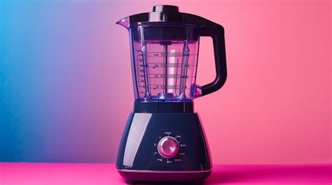Highspeed Blender Isolated On Flat Surface Premium Ai Generated Image