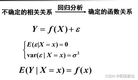 基础数学（4）——线性回归复习如何通过回归确定关系函数 Csdn博客