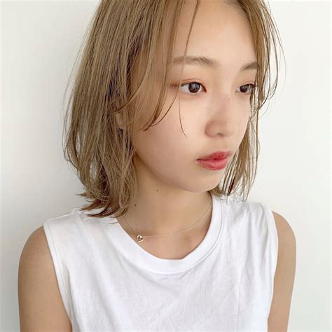 レイヤースタイル ボブ 切りっぱなしボブ ナチュラル｜hair People原宿 日比野 恵理 588630【hair】 Hair